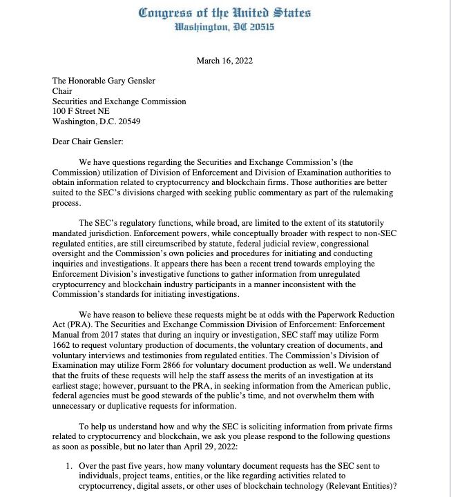 Congressmembers Tried to Stop the SEC’s Inquiry Into FTX: The ...