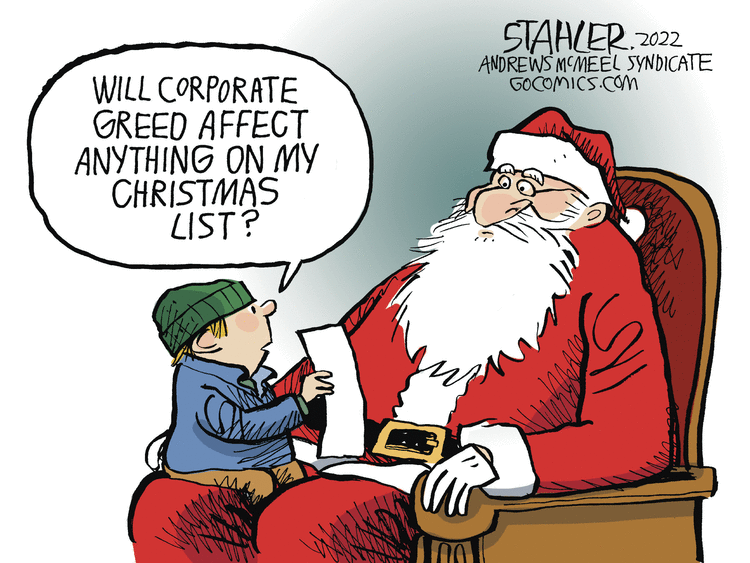 A major xmas concern: Does greed fuel inflation?