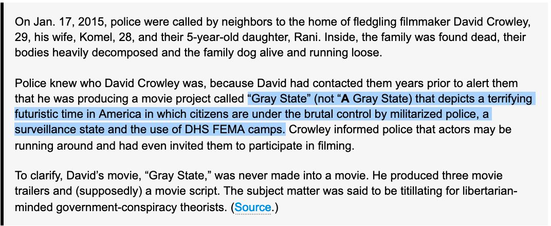 "Gray State": https://youtu.be/Gy7FVXERKFE https://healthimpactnews.com ...