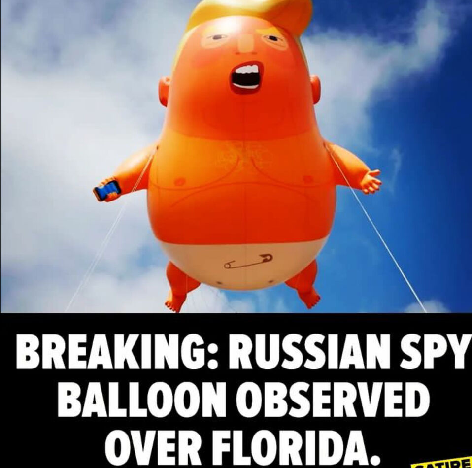 Bribem's balloon vs Trump's 🎈🎈 see the difference!!! With all the drama ...