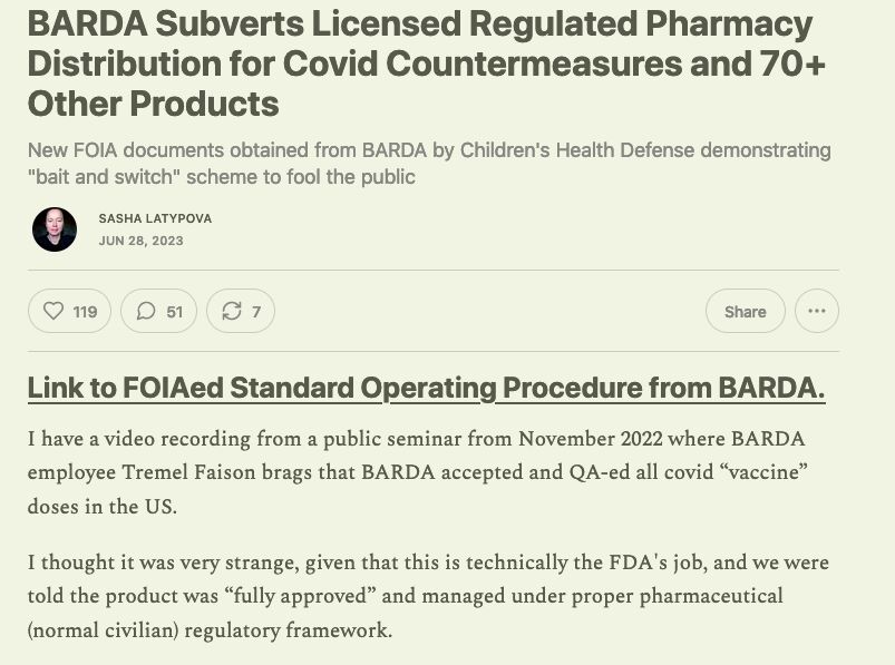 What is "Biomedical Advanced Research and Development Authority" aka ...