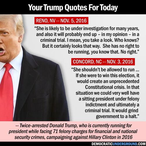 Famous quotes from the infamous: What is that nonsense that maga ...