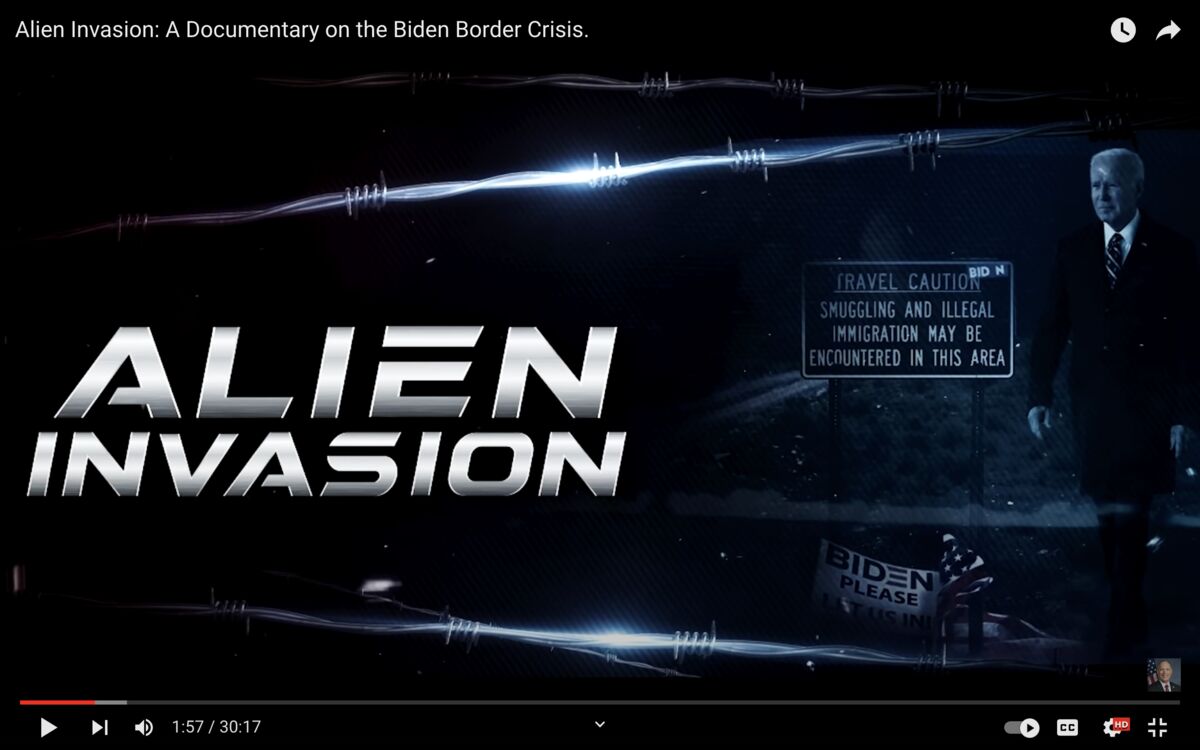 Alien Invasion: A Documentary on the Biden Border Crisis: 'Alien ...
