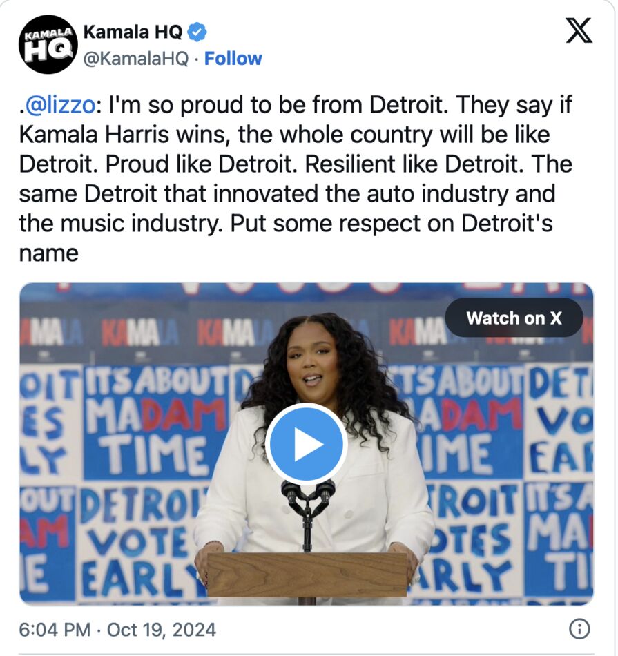 "You ho's couldn't even spell democracy!": Rapper 'Lizzo' boarded a ...