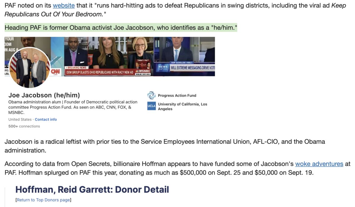 Porn-Addicts For Kamala Harris: "Progress Action Fund" — a PAC led by a ...