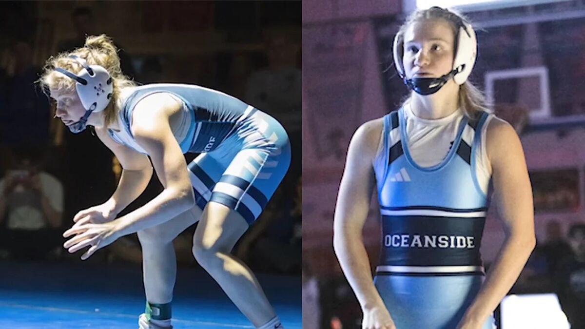 Female wrestler wins second straight state championship against boys ...