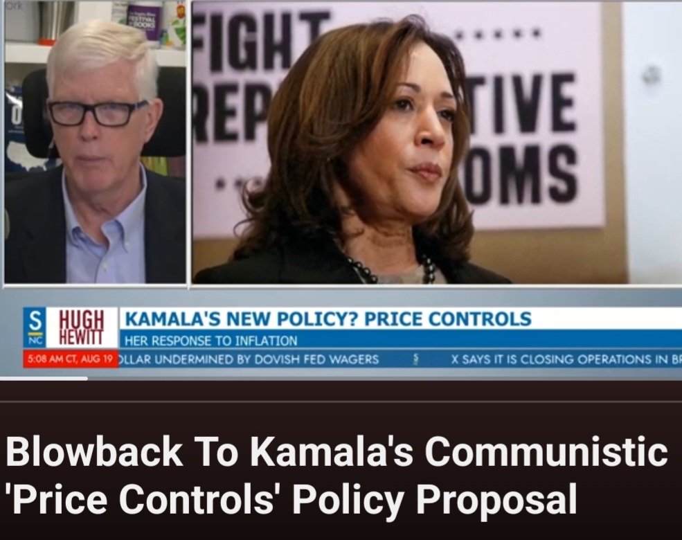 Camel Harris price controls gets BLOWBACK! She is INSANE, TO SAY THE ...