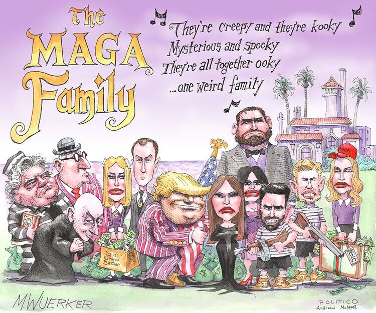 Putting the weird maga family to music: No one in their right mind ...
