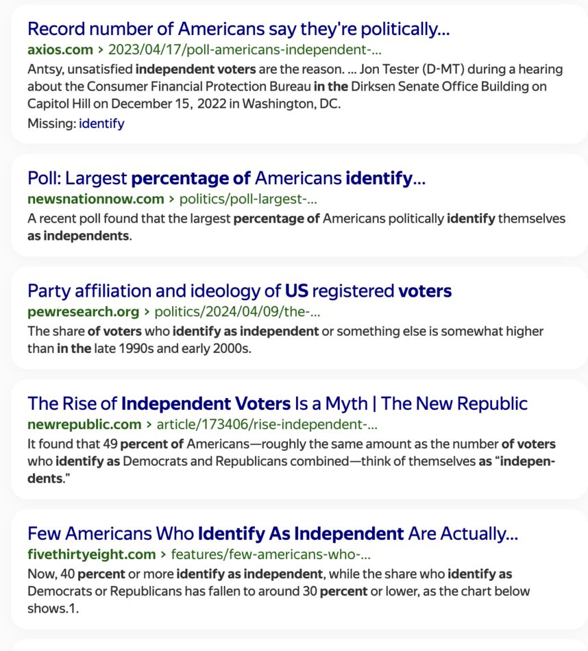 Democrats, Republicans, and the "Uniparty": Arguably, the majority of ...