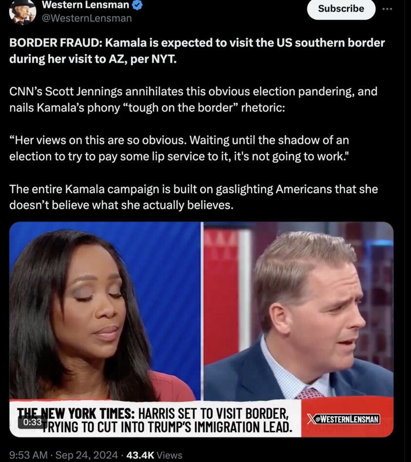 Kamala's Latest Political "Stunt": "On Monday’s broadcast of “CNN ...