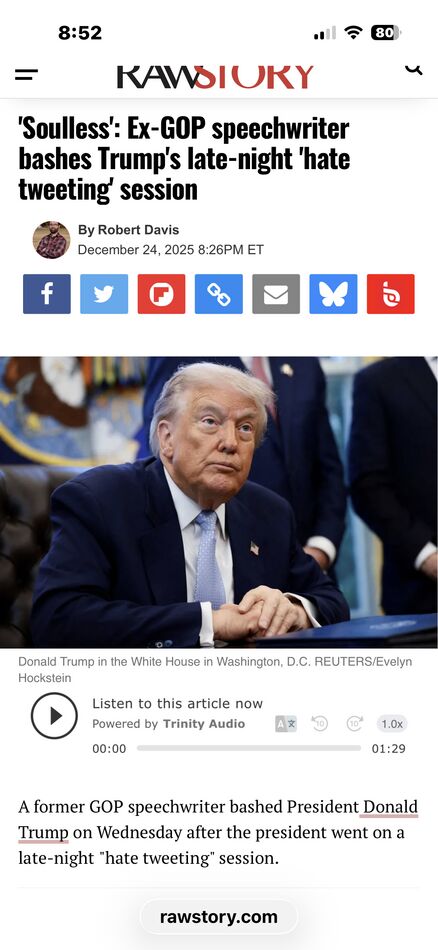 Trump is Pu$$y: Trump can not take criticism. Off with their heads says ...