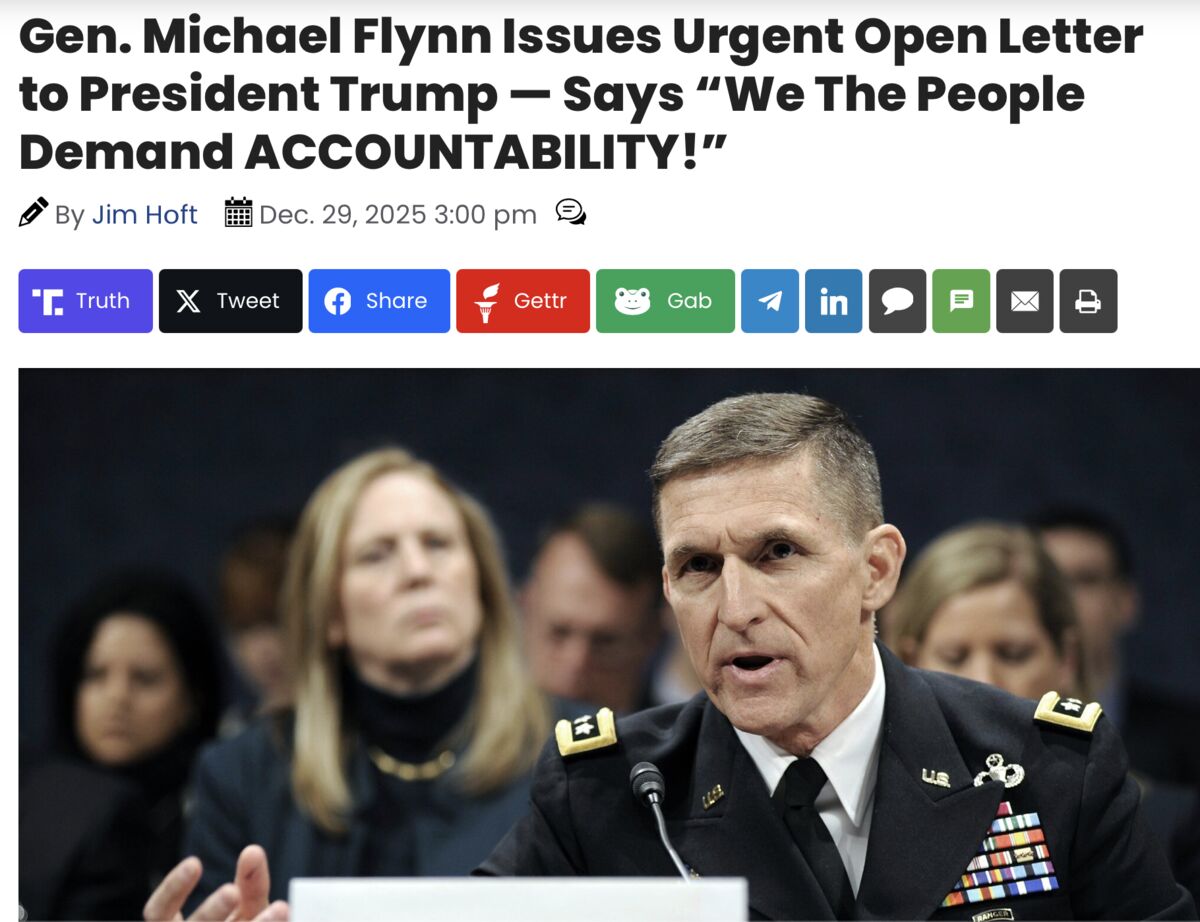 Make 2026 "The Year Of Accountability"! MY COMMENT: I stand with ...