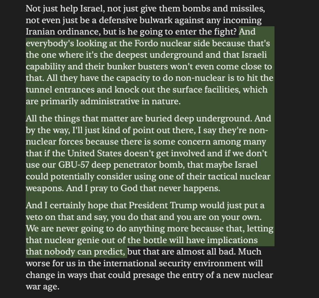 Where's the Beef? MY COMMENT: That's the question raised by Scott Ritter in his substack. Listen ...