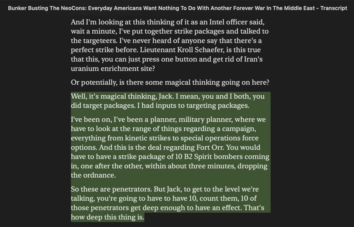 Where's the Beef? MY COMMENT: That's the question raised by Scott ...