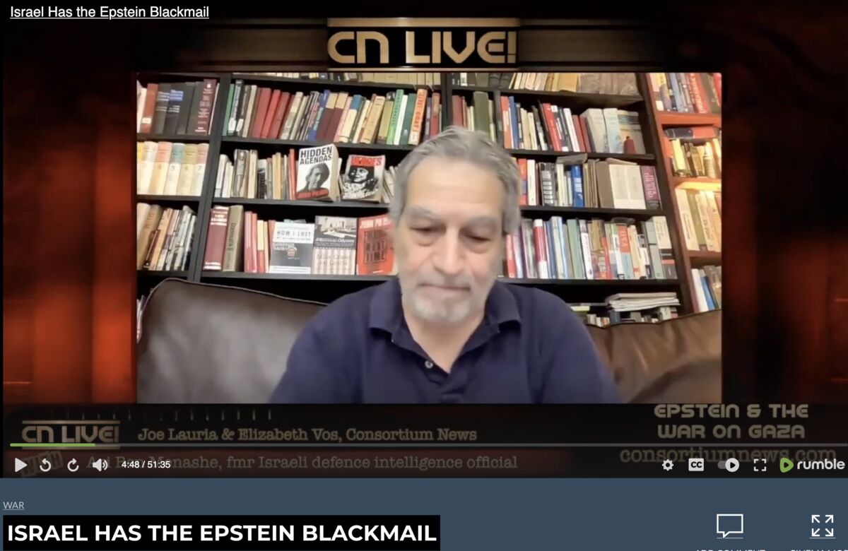 Israel Has the Epstein Blackmail: "Former Israeli spy living in Canada ...
