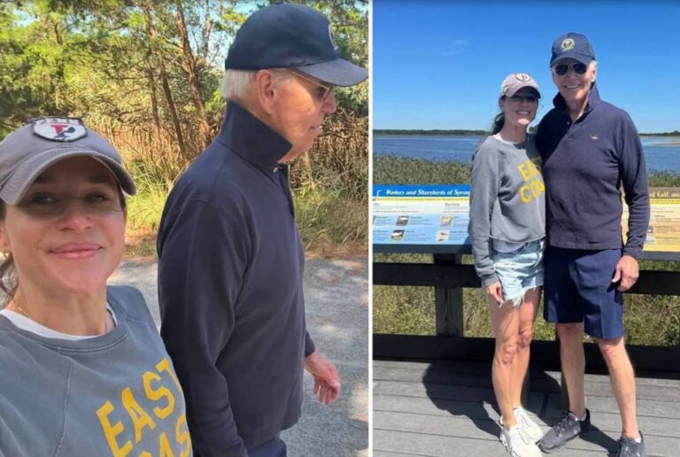 Biden shown walking with daughter looking for her diary implicating him ...
