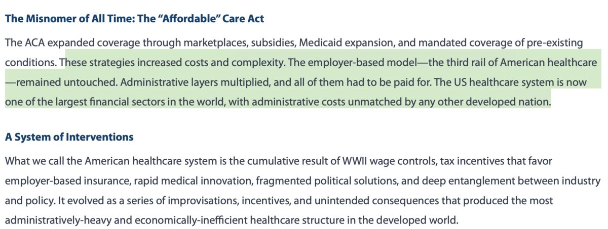 A Physician’s Perspective On Our Broken Health Care System: MY COMMENT ...