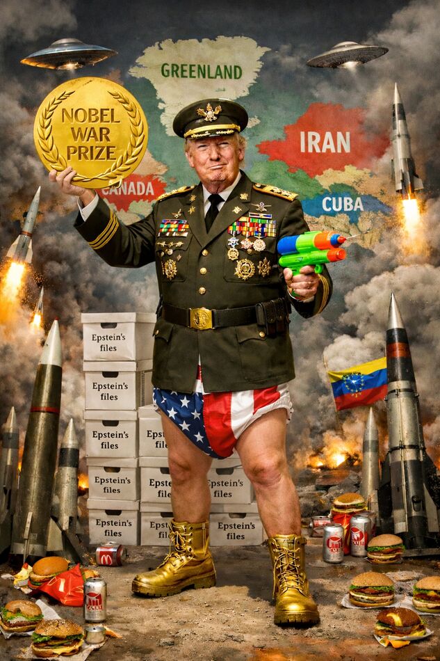 Liberal cartoonists are obsessed with trashing our military strength ...